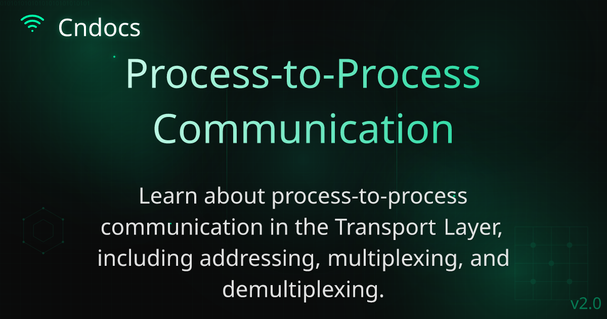 Process-to-Process Communication